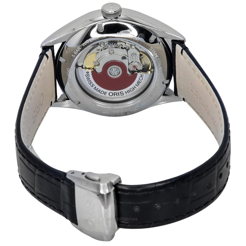 Oris Artelier Pointer Day Date Silver Guilloche Dial Automatic 01 755 ...