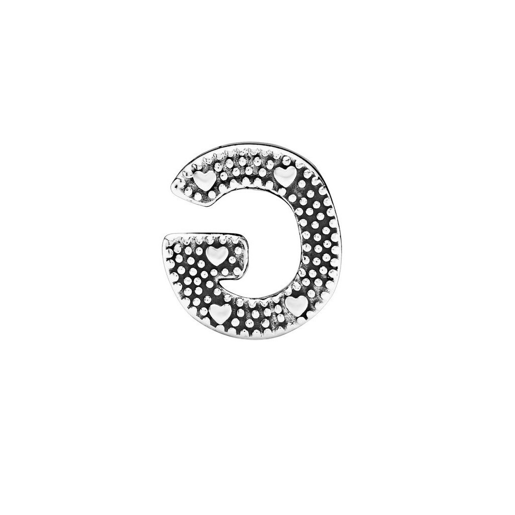 Pandora Letter G Alphabet Sterling Silver Charm 797461 For Women