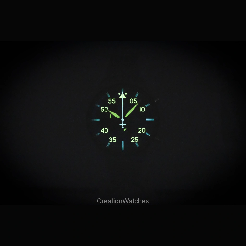 AVI 8 Hawker Hurricane chronograph black dial quartz watch