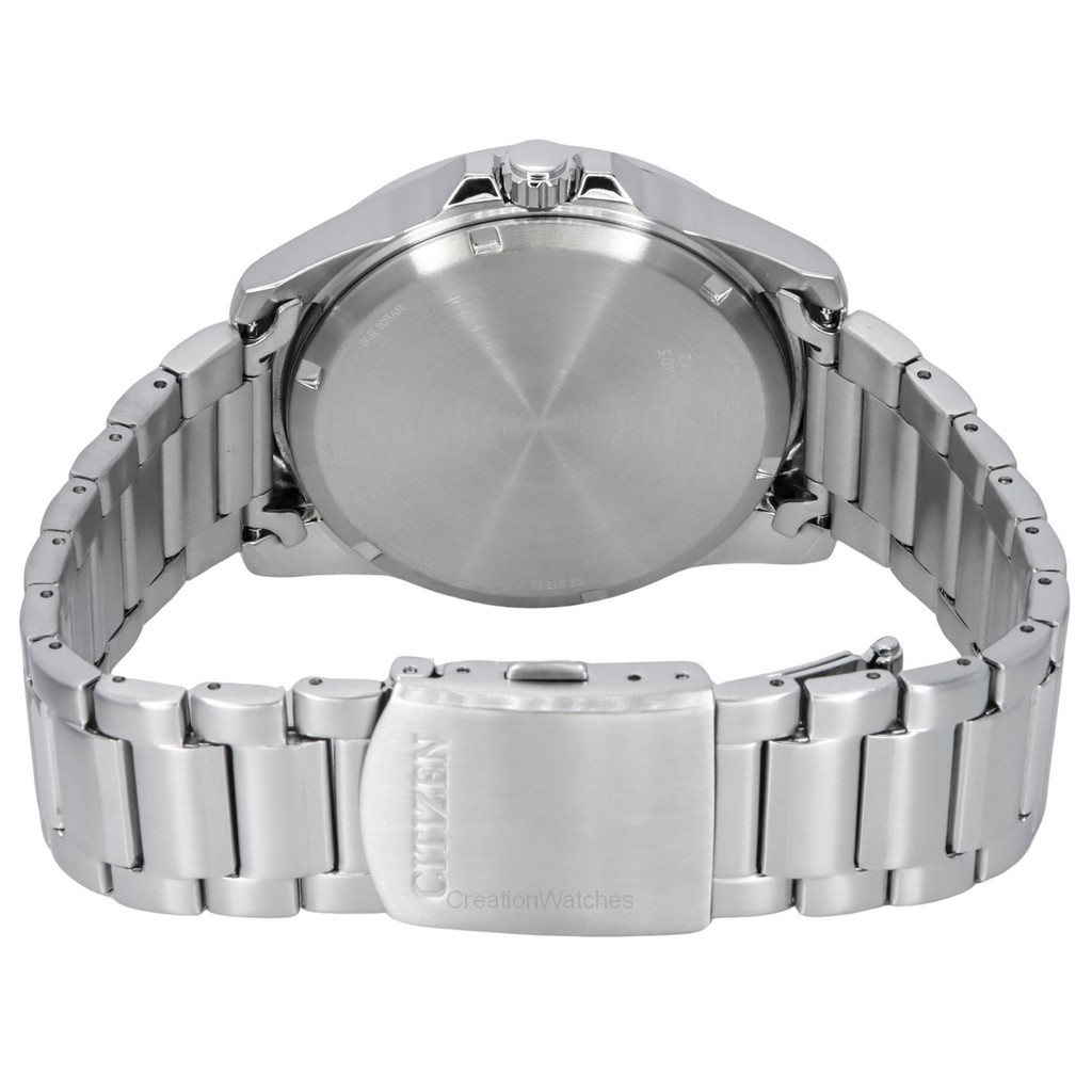 Citizen Marine Eco-Drive Stainless Steel Turquoise Dial AW1816-89L 100M ...