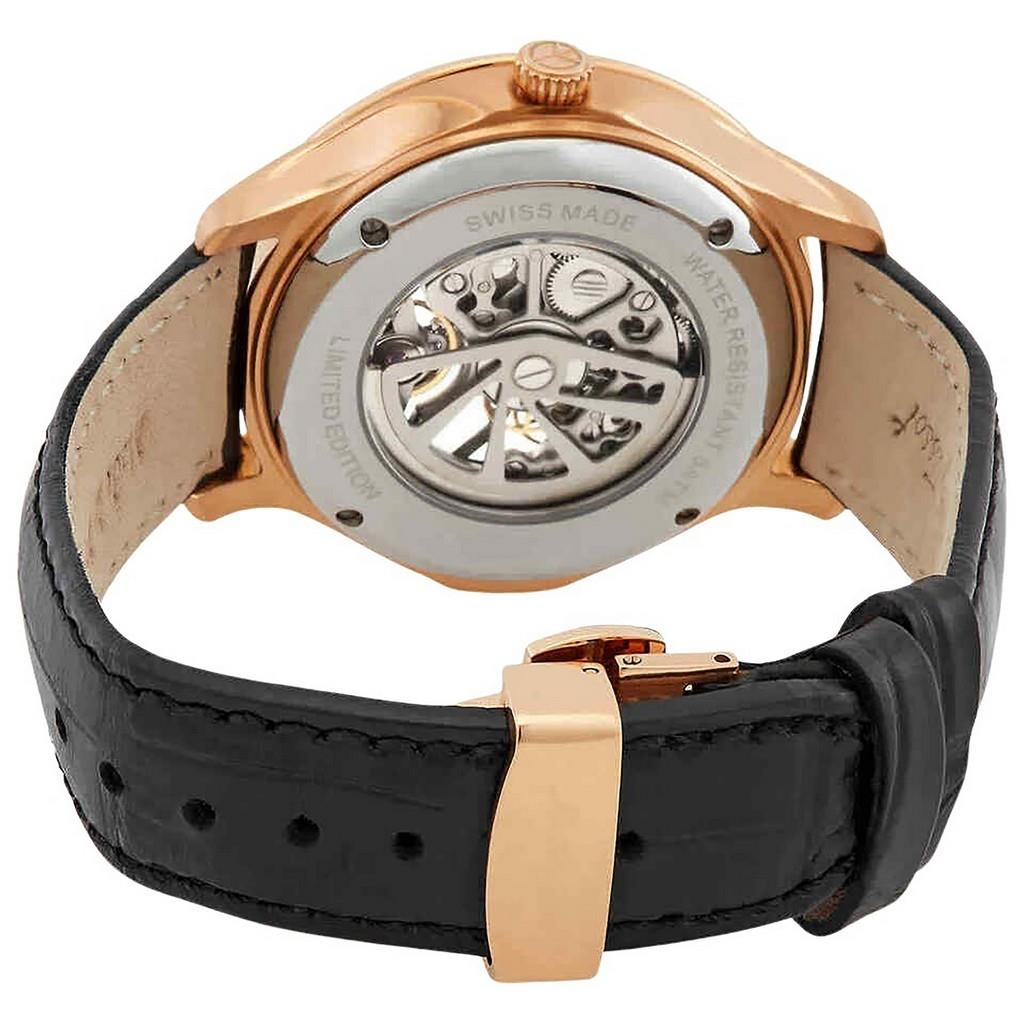 Mathey-Tissot Edmond Havana Limited Edition Leather Strap Skeleton ...