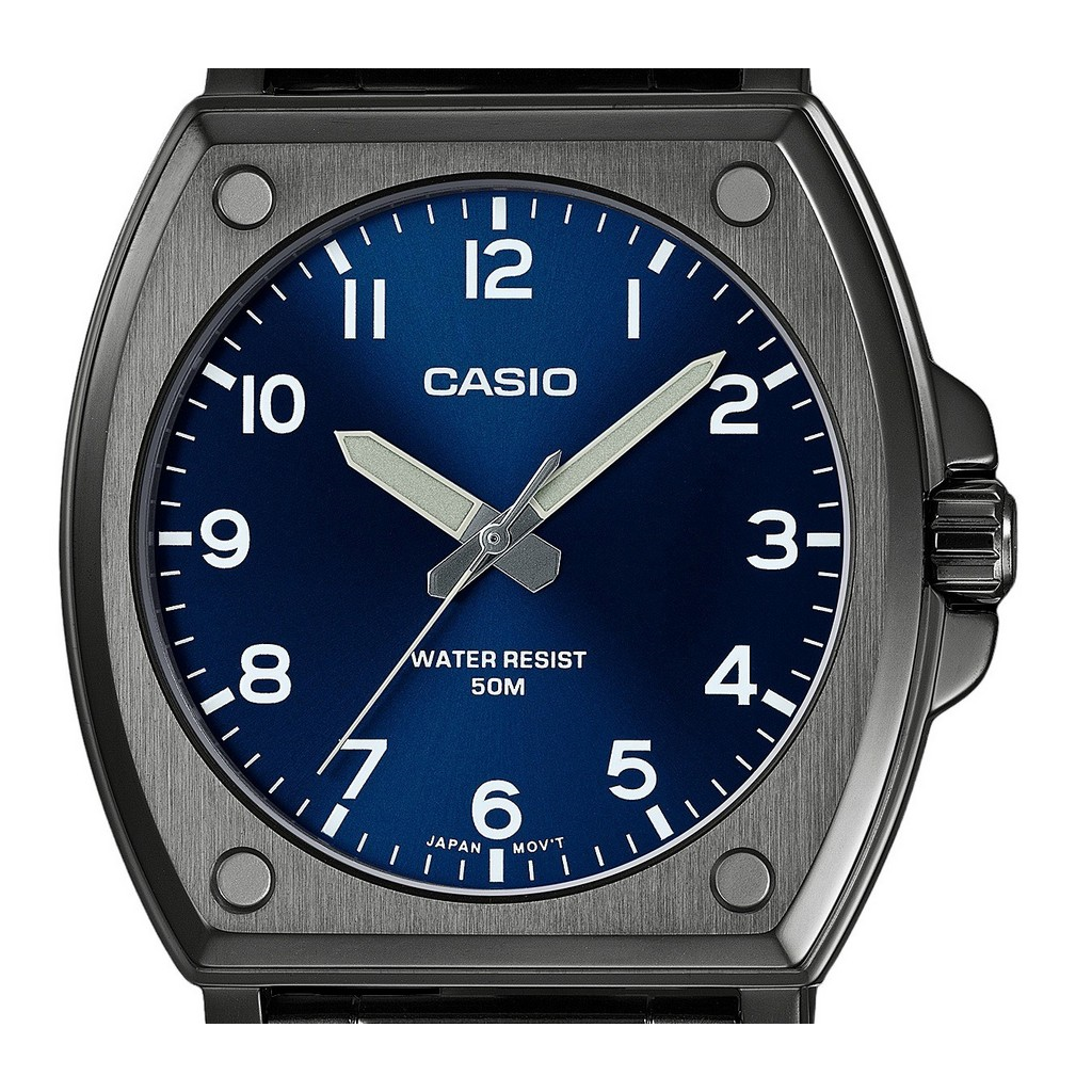 Casio Standard Analog Black Quartz MTP-E730B-2AV Men's Watch