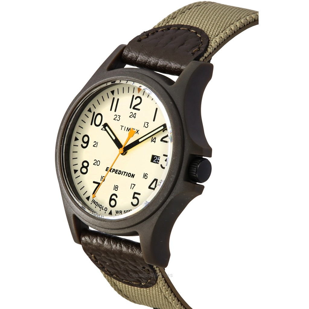 Timex Expedition Camper Acadia Cream Dial Quartz TW4B23700 Men's Watch