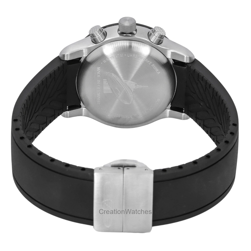 Zeppelin Night Cruise Chronograph Rubber Strap Red Dial Quartz 72885KB ...
