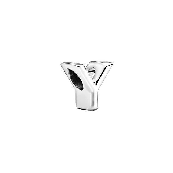 Pandora Letter Y Alphabet Sterling Silver Charm 797479 For Women
