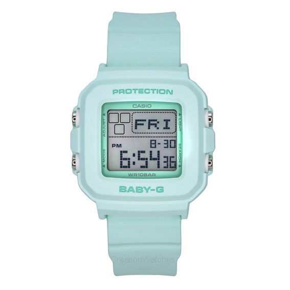 Casio Baby-G Digital Green Dial BGD-10-3 100M Women's Watch